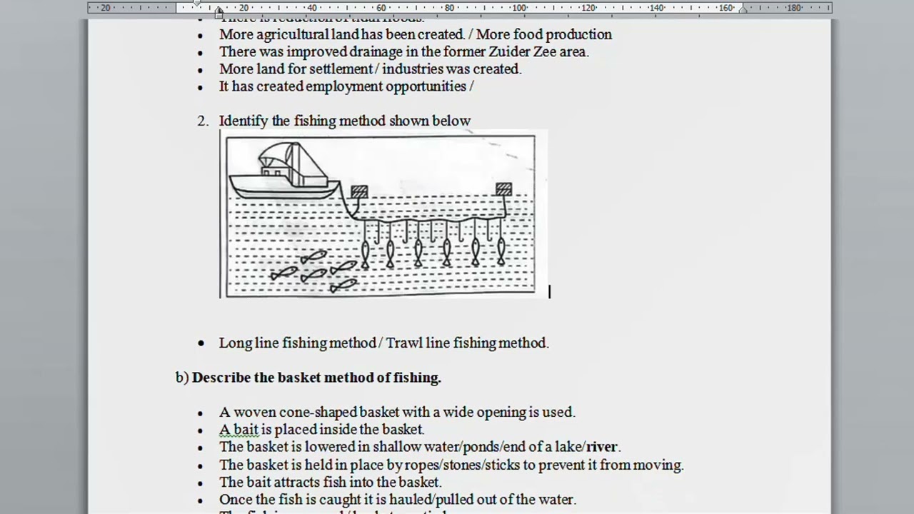 KCSE 2025 Geography Paper 2 Marking Scheme