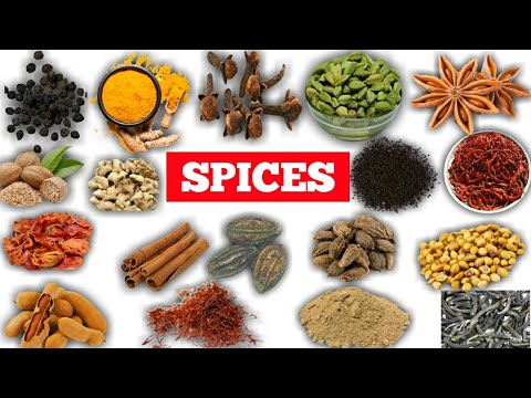 Spices | Spices Names | Spices Names in English | Name of Spices | Garam masala | List of Spices