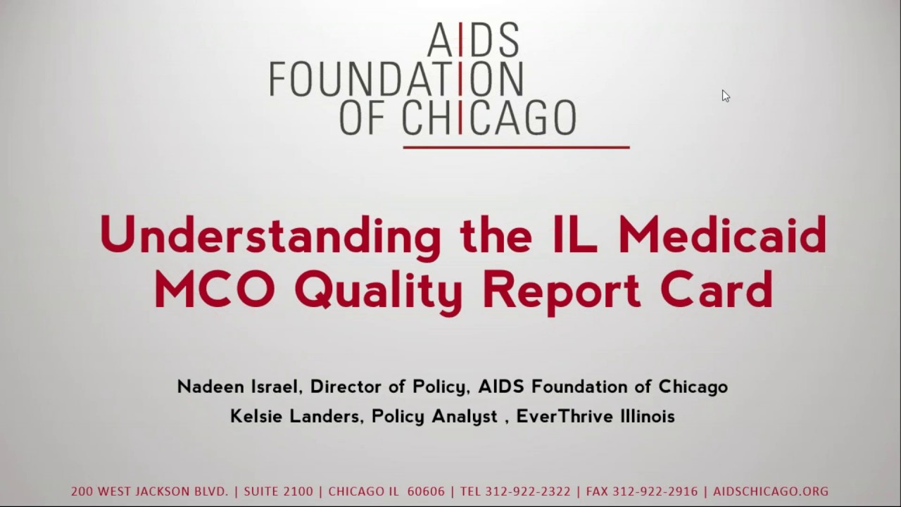 Understanding the IL Medicaid MCO Quality Report Card