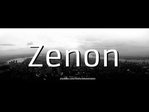 How to pronounce Zenon in German