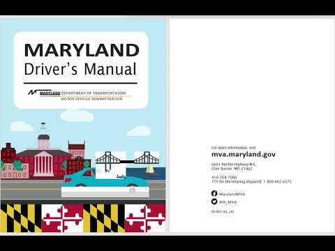 Maryland Driver's Manual Audio Video Book 2024 v0 - Bookmarked Chapters HD