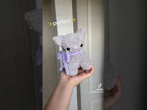 ✨purrrfect✨ cat tutorial on my channel now! #amigurumi #crochet #tutorial #cat