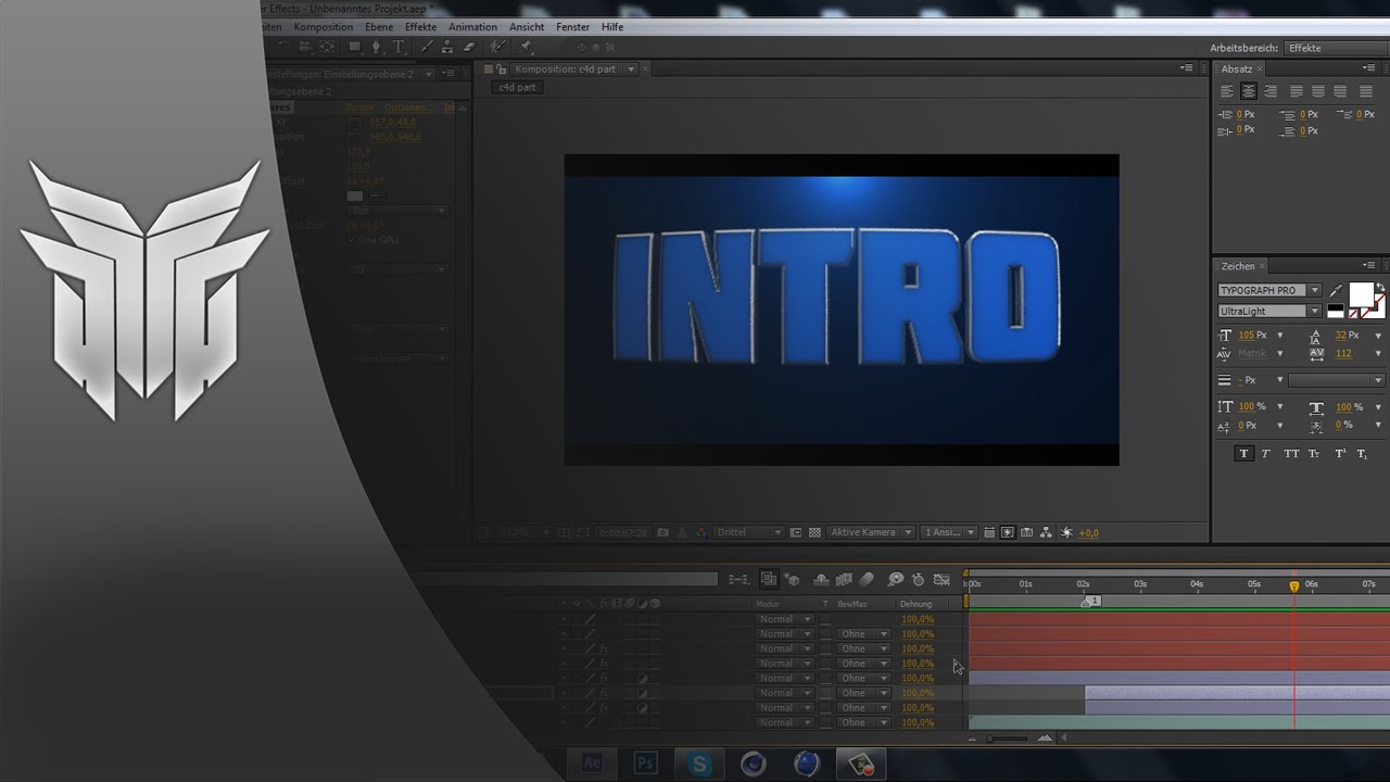 Tutorial: Einfaches Intro erstellen - After Effects [PART 2]