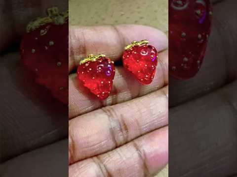 Kate Spade Strawberry earrings #fashionjewelry