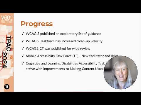 Accessibility Guidelines (AG) Working Group update