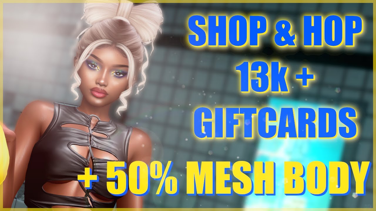 50% OFF MESH BODY AND FREE 13KL + GIFTCARDS AT SL20B SHOP & HOP 2023 | SECOND LIFE