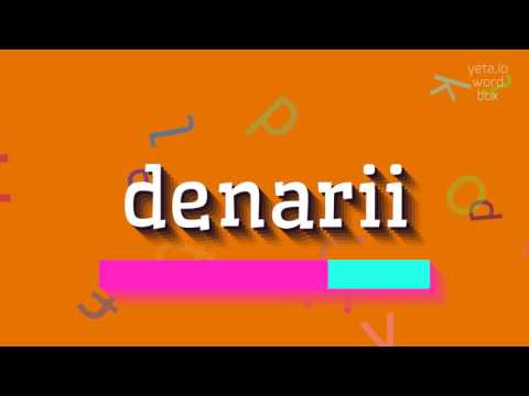 How to say "denarii"! (High Quality Voices)