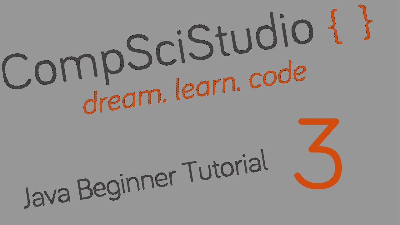 Java Beginner Programming Tutorial 3 Data Types