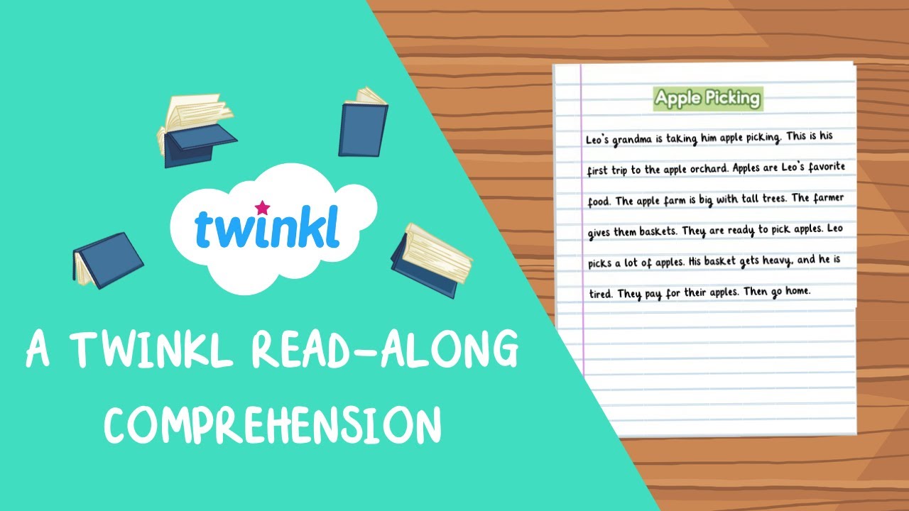 Apple Picking Read-Along | Kindergarten Reading Comprehension | Twinkl USA