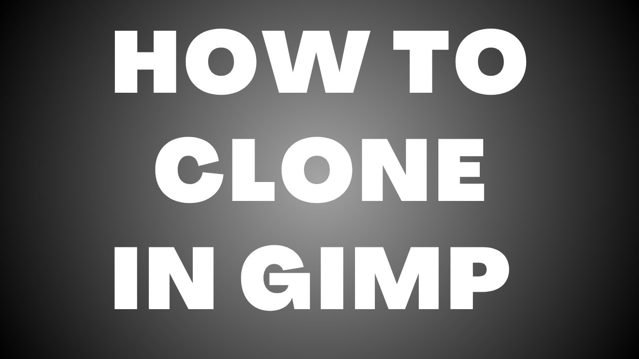 How to Clone in GIMP | Easy Clone Tool Tutorial