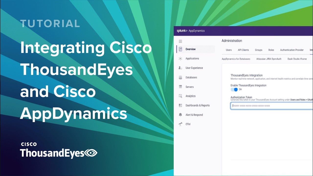 Integrating Cisco ThousandEyes and Cisco AppDynamics