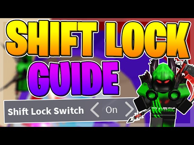 How to turn on shift lock on Roblox