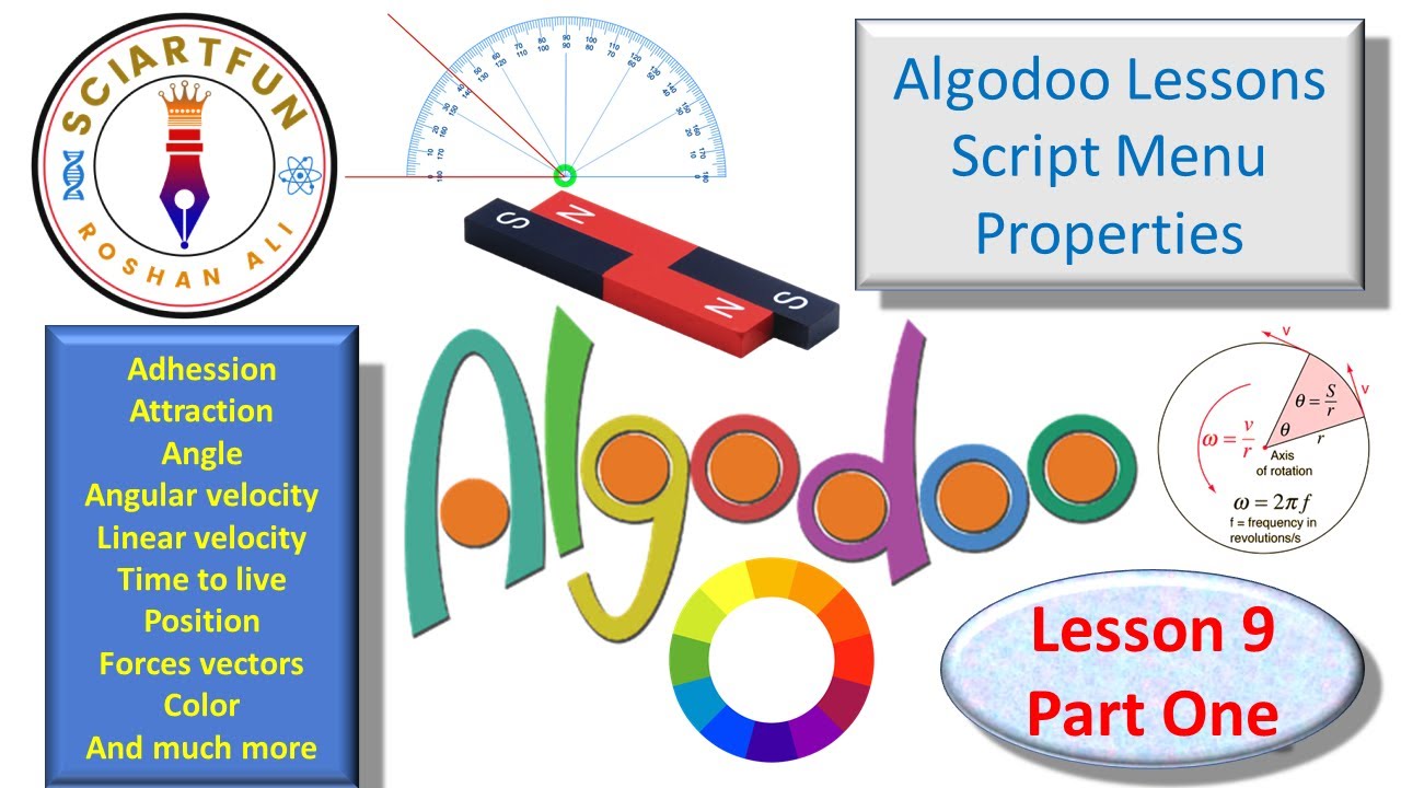 Step by Step Script Menu Tutorial | Algodoo || Lesson 9 | Part One