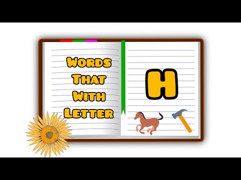 H letter words/15 words that start with H