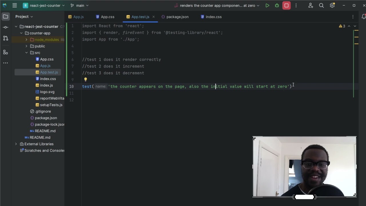 Pass the React Junior Developer Take Home Test. Comprehensive guide on how to unit test!