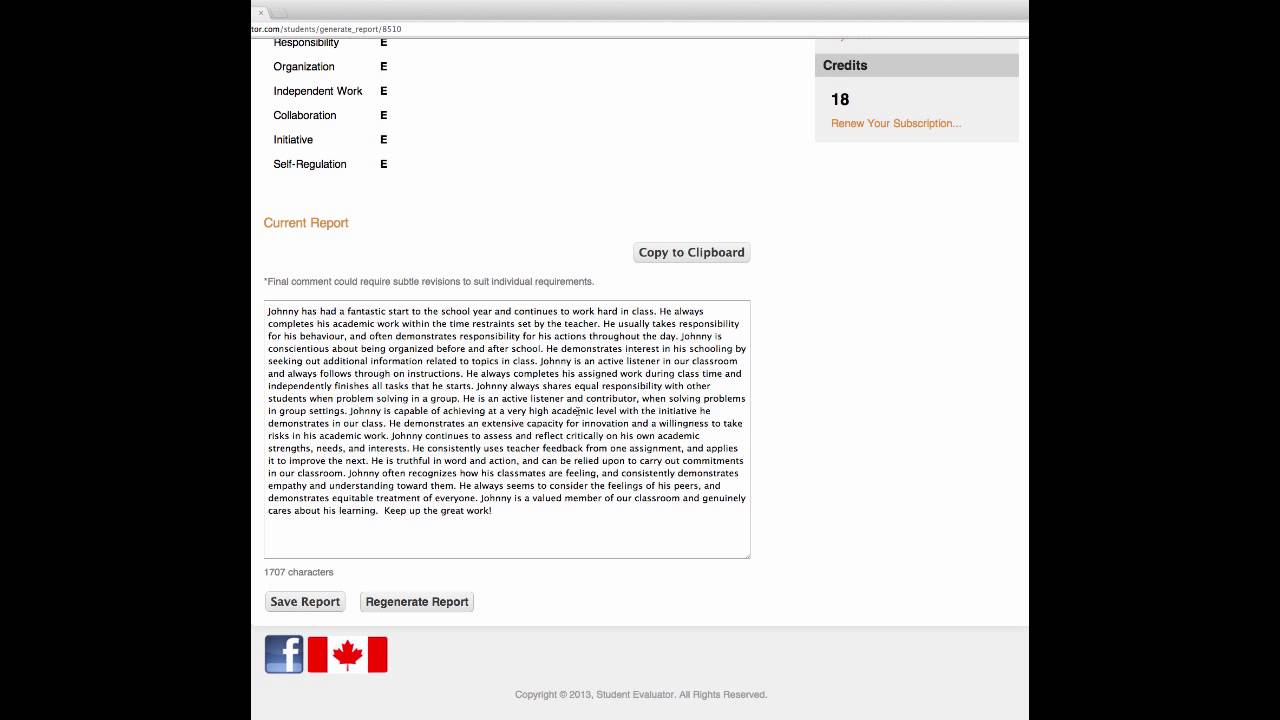 How To Create Your Report Card Comments In A Few Minutes!