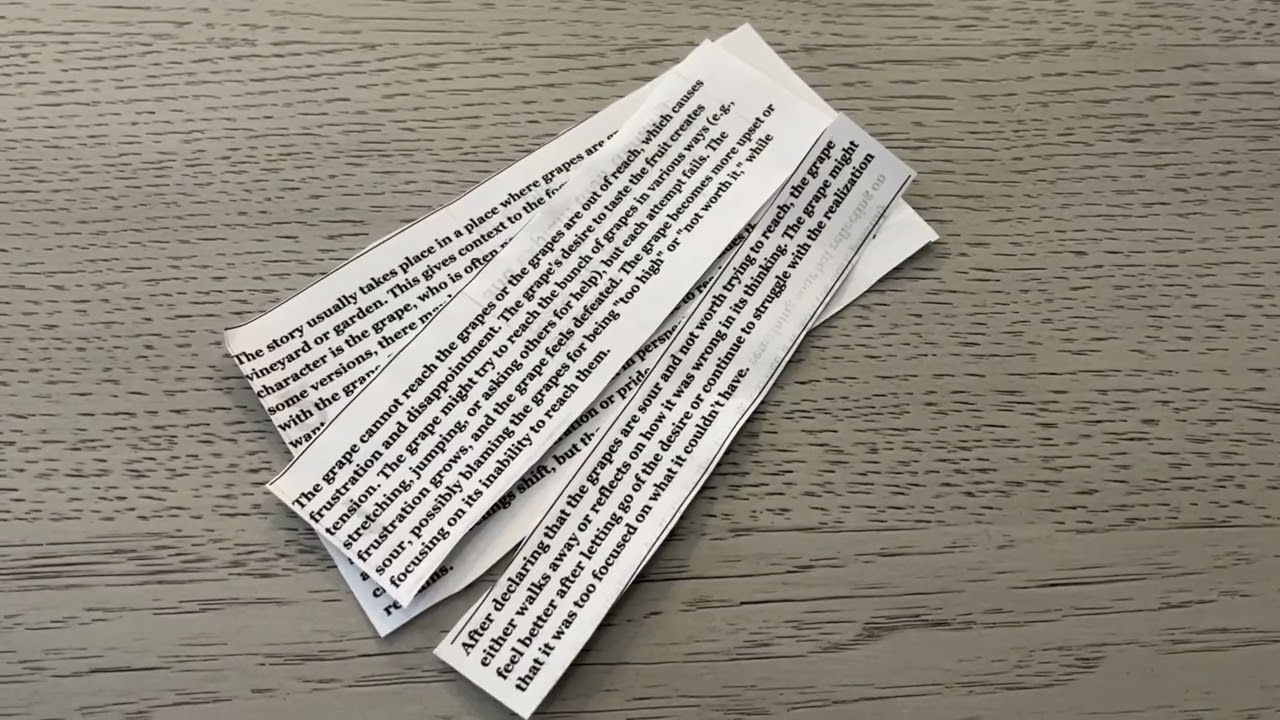 Lesson Plan : Sequencing Plot Elements