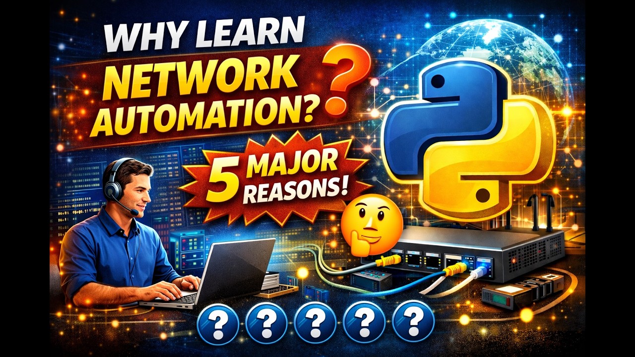 What is Python? Why Network Engineers Must Learn Python Network Automation? Explained in Detail!