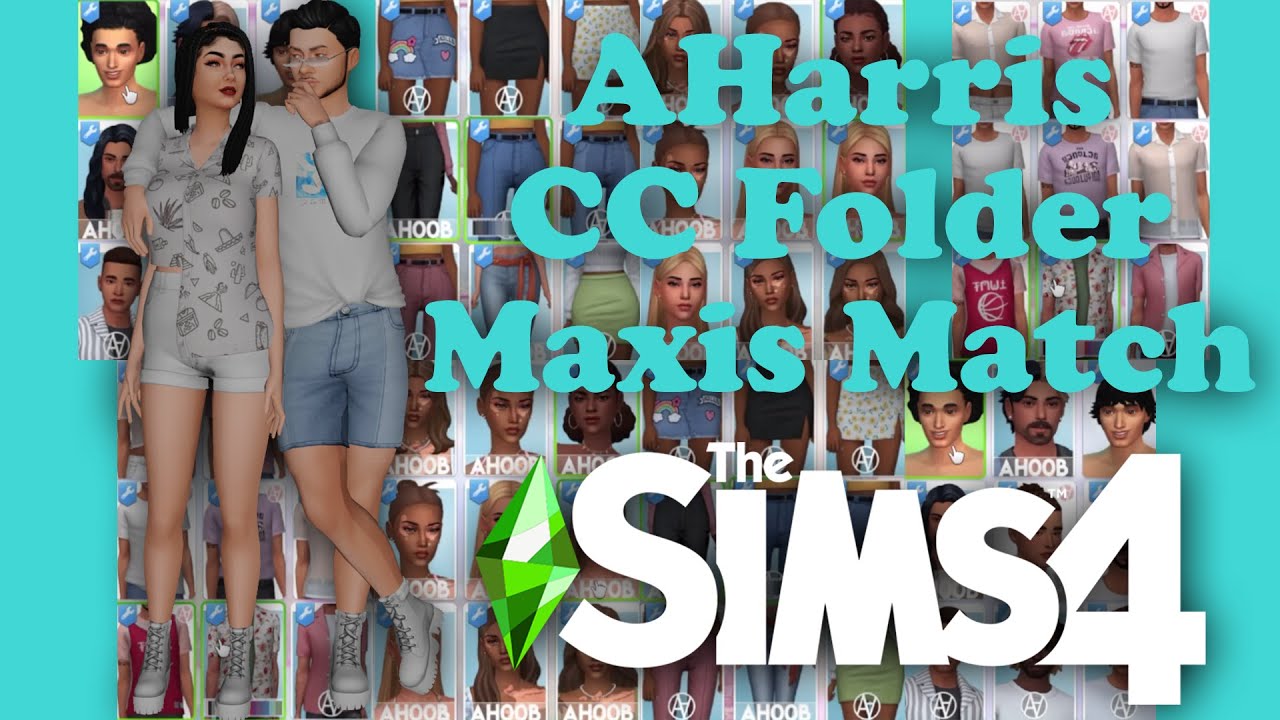 AHarris00Britney CC Folder✨ l Male & Female CC Hair + Clothing (Maxis Match) l #TheSims4