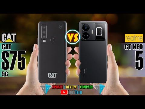 CAT S75 VS REALME GT NEO 5 FULL SPECIFICATIONS COMPARISON