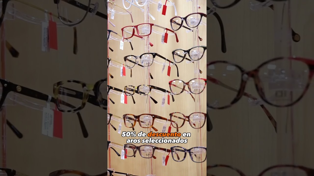 50% de descuento de MARTES a JUEVES en Aros seleccionados o lentes de visión sencilla  😱😨🤓