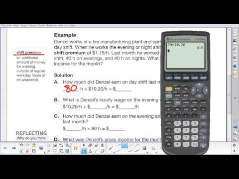 1 3 Calculating Income Hourly Wage