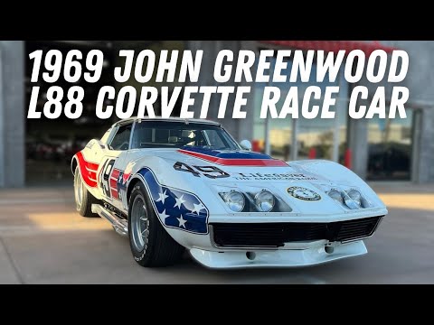 John Greenwood Le Mans Race Car Stars & Stripes 1969 Chevrolet Corvette L88 | Fusion Motor Company