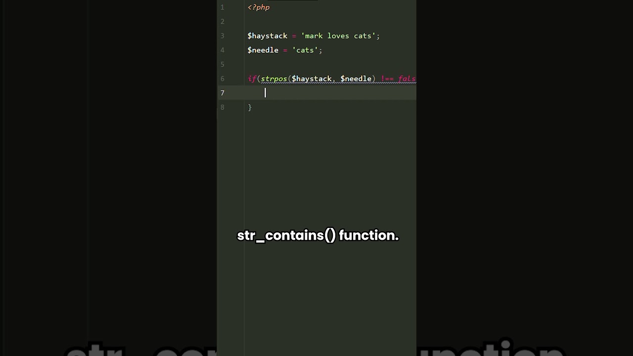 🔼 BOOST YOUR CODE READABILITY 📖 and replace your strpos calls! #php #coding #programming