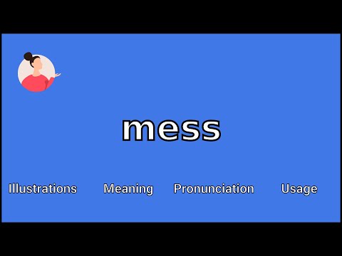 MESS - Meaning and Pronunciation