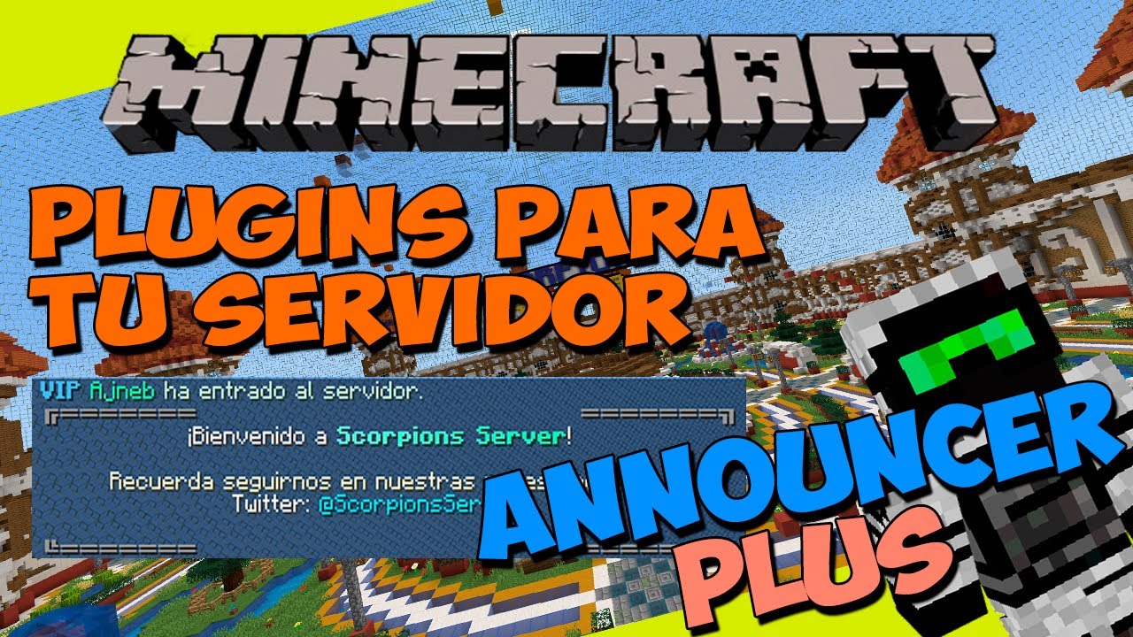 PLUGINS para tu SERVIDOR de Minecraft - ANNOUNCER PLUS (Mensajes de Entrada/Salida) - Parte 1/2