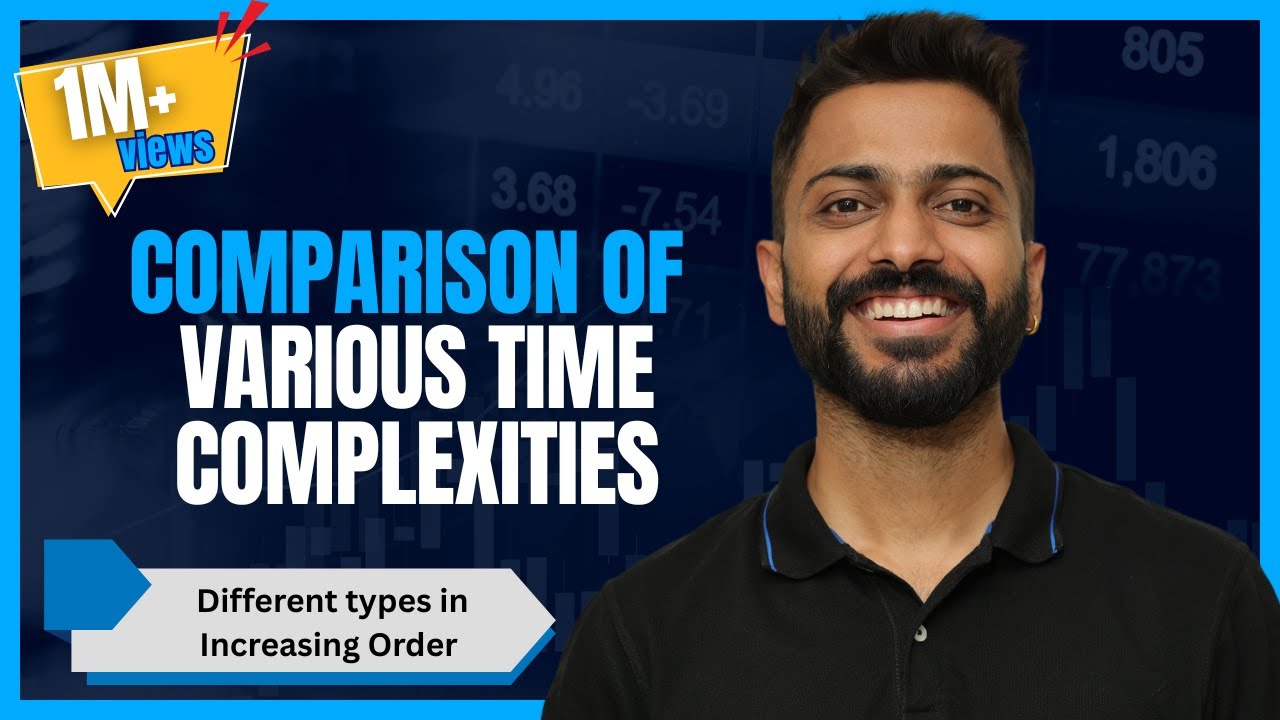 L-1.5: Comparison of Various Time Complexities | Different types in Increasing Order| Must Watch