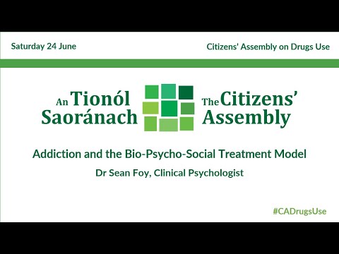 #CADrugsUse - Sat 24 June - Dr Sean Foy