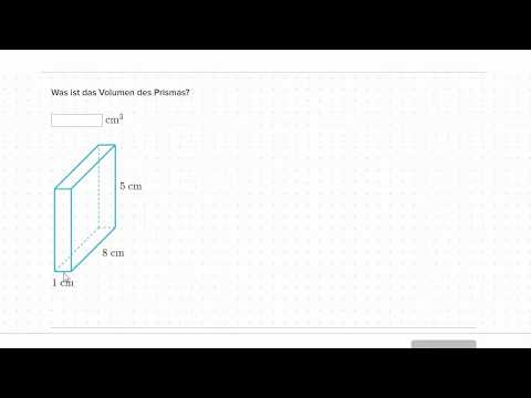 Volumen eines Quaders (Video) | Khan Academy