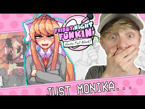 DOKI DOKI'S MONIKA IS HERE!! | Friday Night Funkin' (FNF V.S. Monika Full Week Mod)