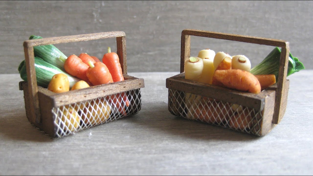 1/12th Scale Vegetable Basket Tutorial