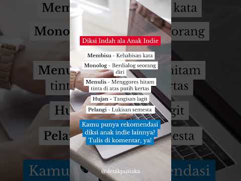 Apa kamu termasuk anak indie?😁