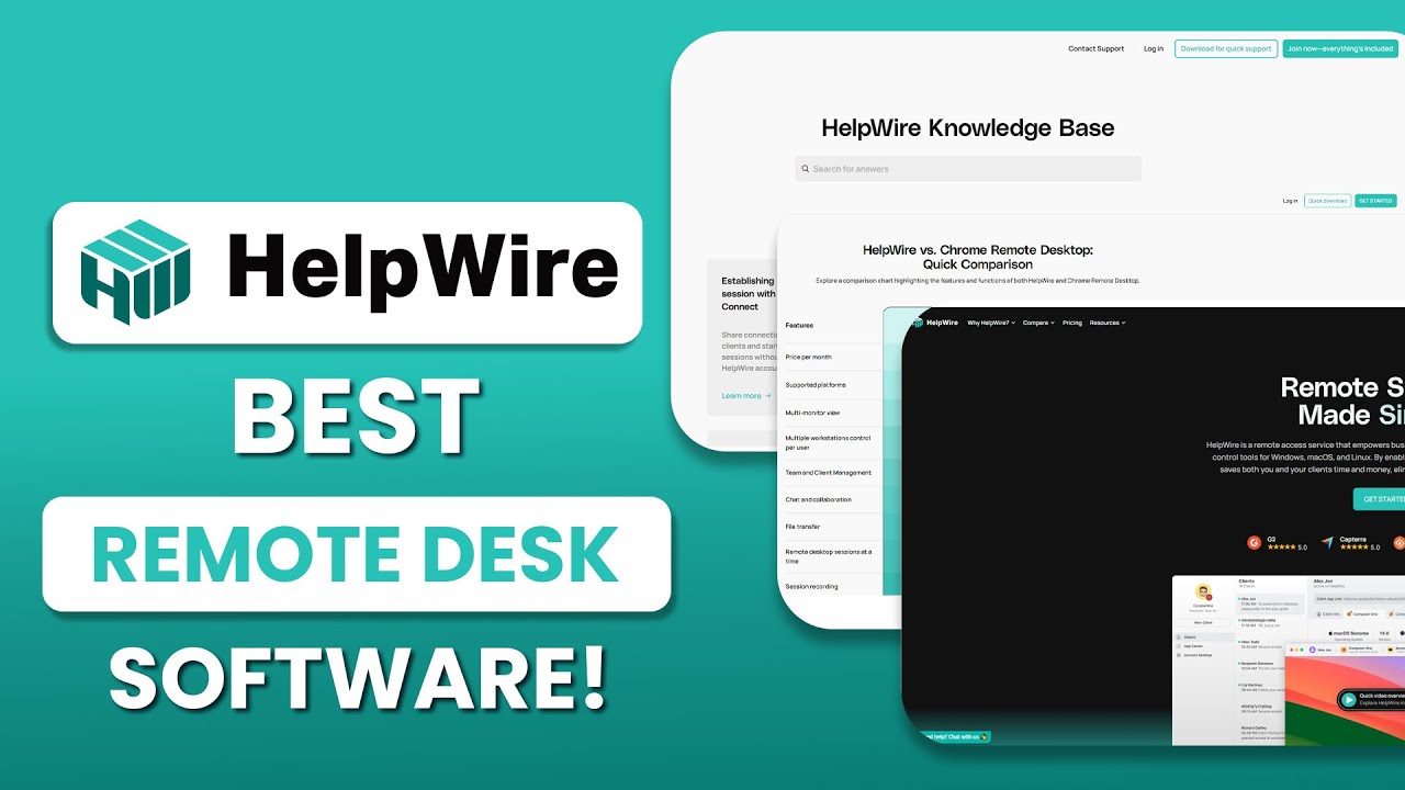 HelpWire Review - The Best Remote Desktop Software for Free!