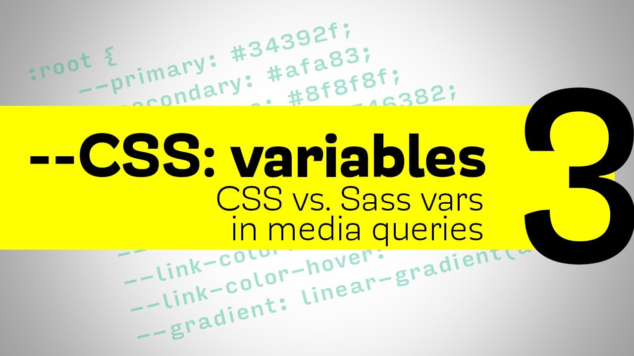 CSS Variables - CSS vs Sass - variables inside media queries