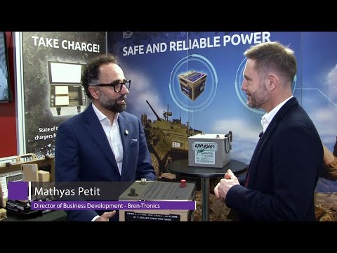 Mathyas Petit, Director of Business Development, Bren-Tronics, International Armoured Vehicles 2025