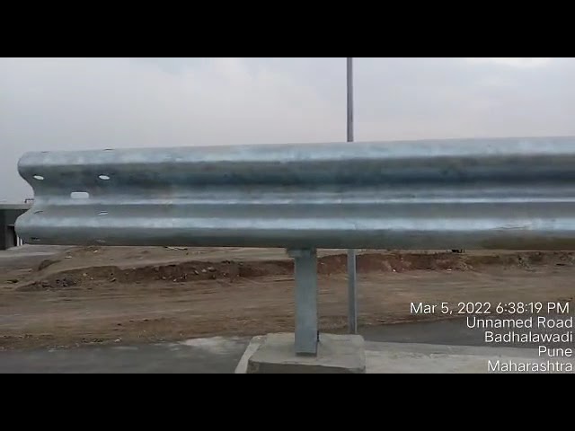 Safety Barriers and Guard Rails - Single Side Double Metal Road Beam ...