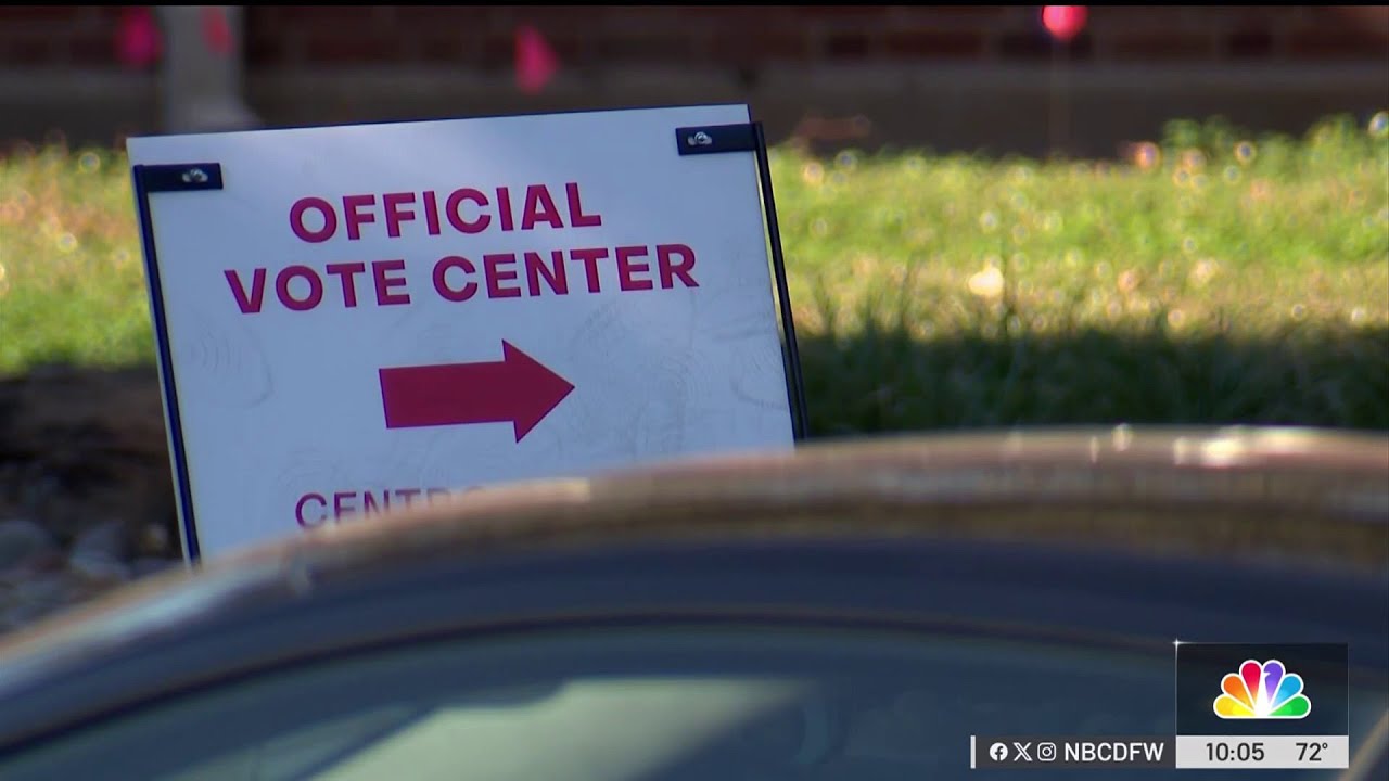 North Texas sees big turnout on first day of early voting | NBCDFW
