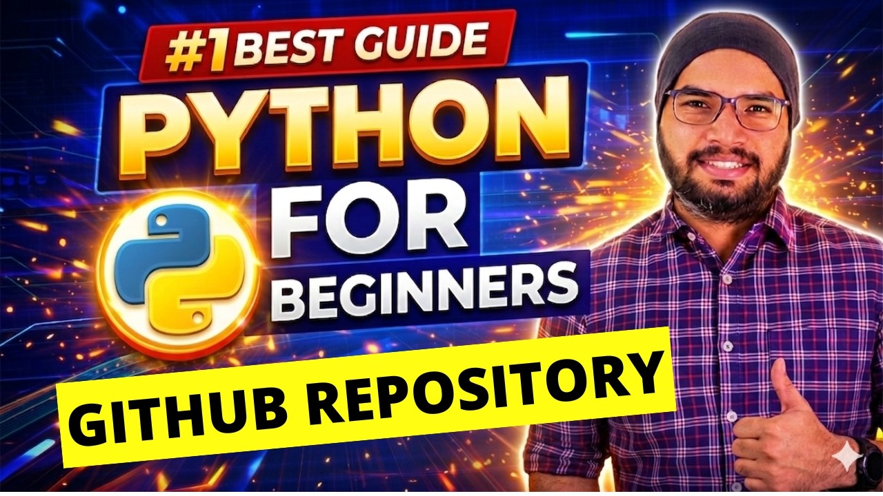 #2 Python Course Github Repository | Python Tutorials For Beginners