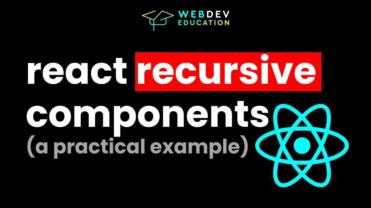 React Recursive Components - a PRACTICAL example