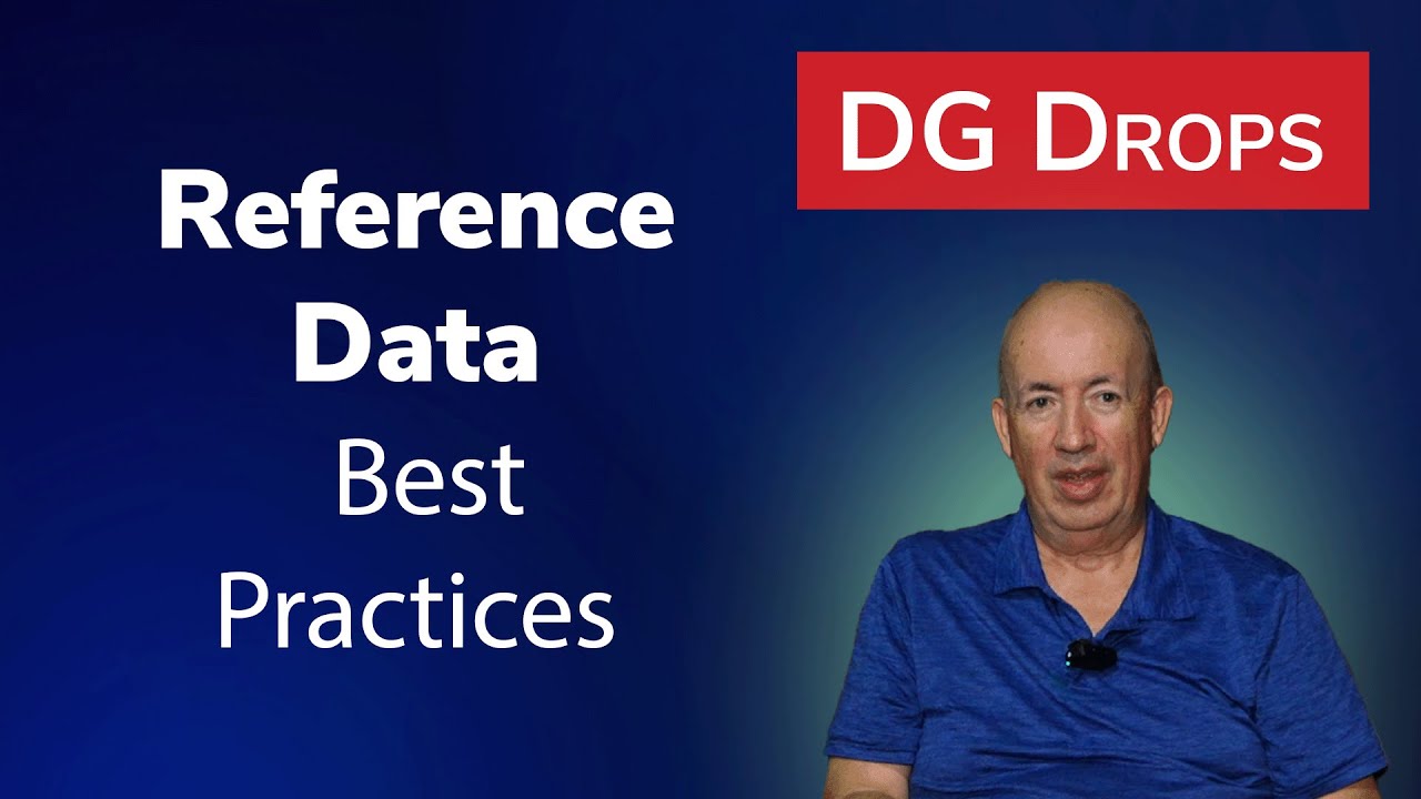 DG Drops: Reference Data: Best Practices