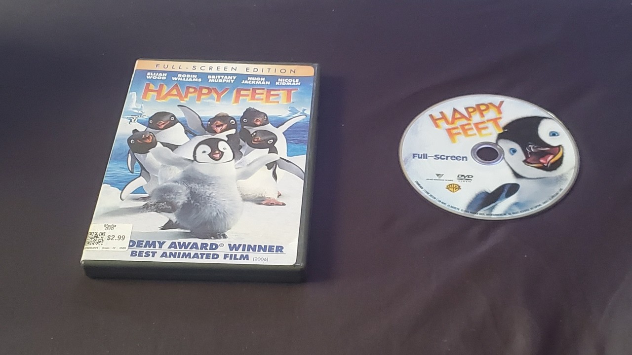 Happy Feet 2007 DVD Menu Walkthrough (Fullscreen Version)