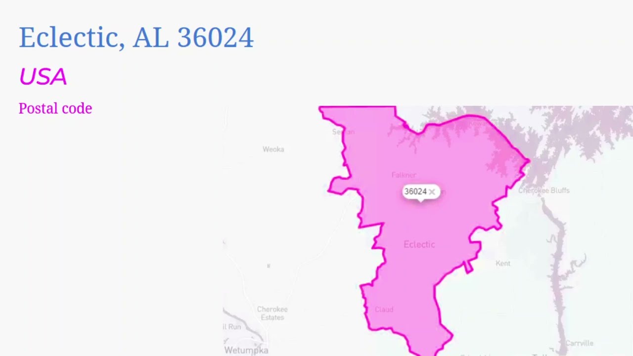36024 ZIP Code | Location, Area Details and Map