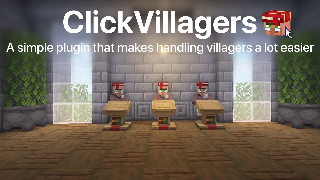 ClickVillagers | Plugin Trailer