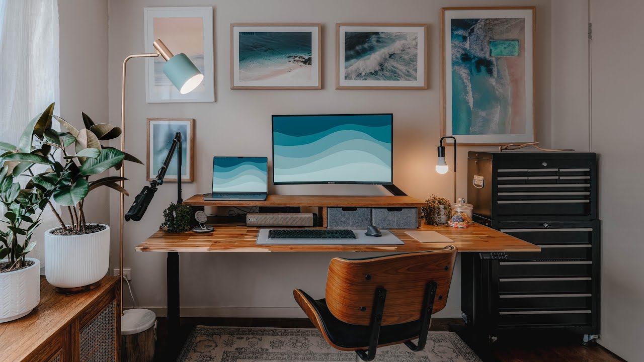 Home Office Desk Setup UPDATE