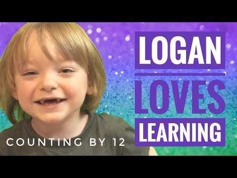 Skip counting by 12 for kids