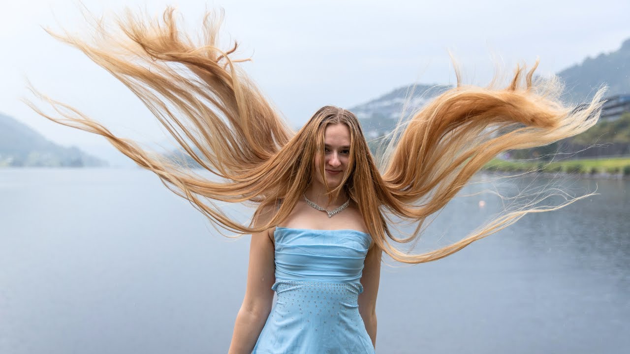 RealRapunzels | Heavy Hair Tosses By The Sea Photoshoot (preview)